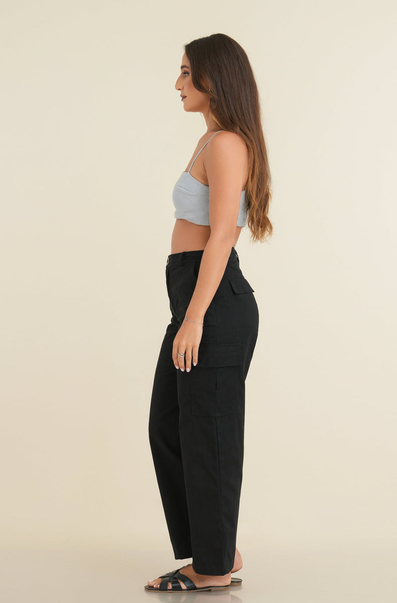 Cleo Tank Top - Steel